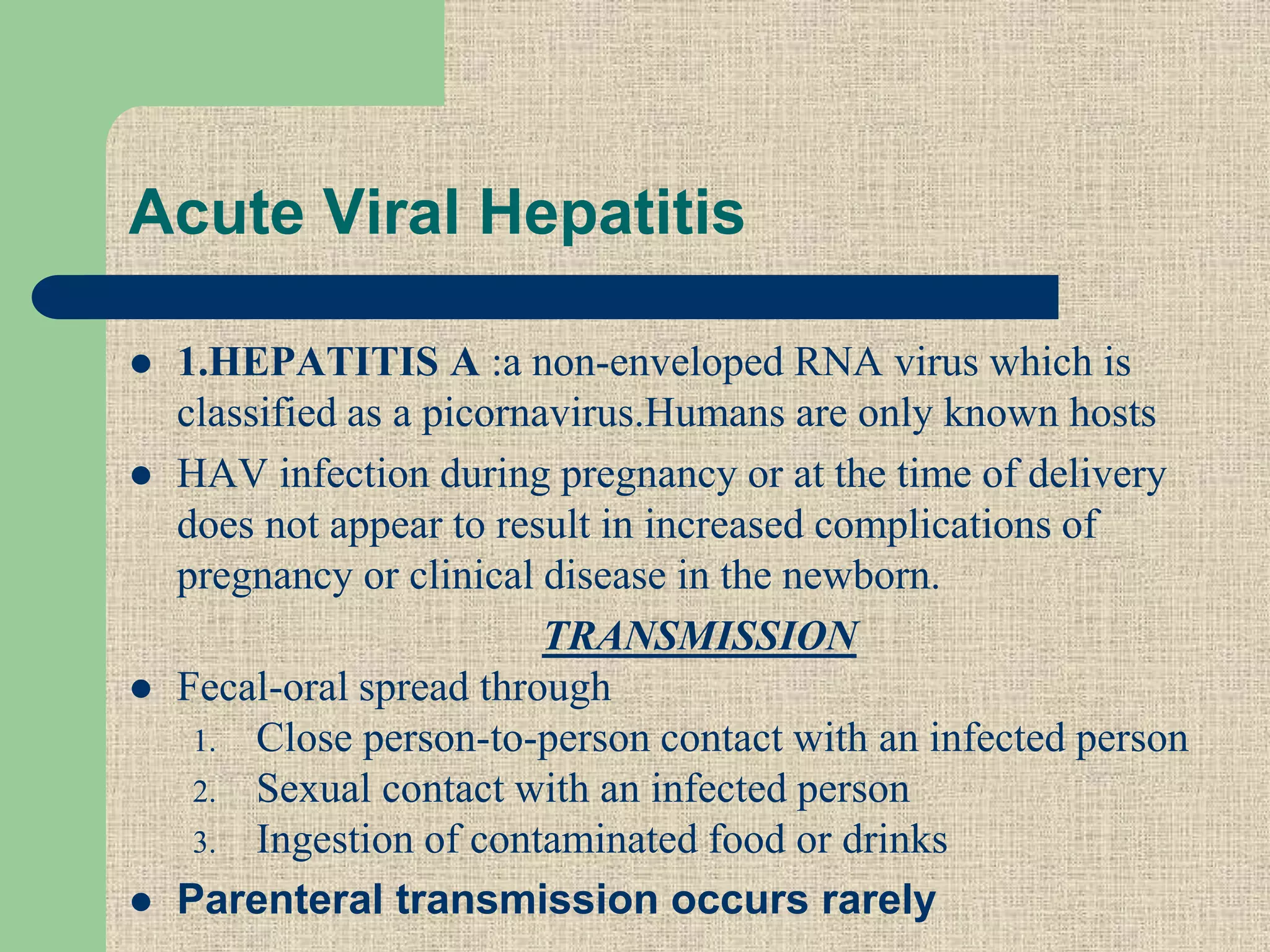 Hepatitis in pediatrics | PPT