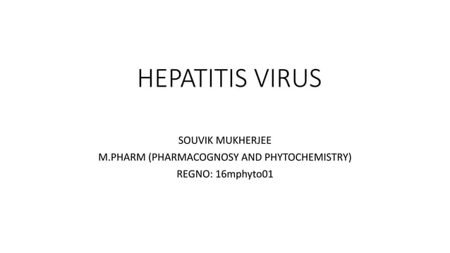 Hepatitis ppt | PPT