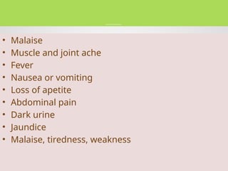 hepatitis ppt includes hepatitis in children- pathophysiology, signs ...