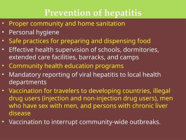 hepatitis ppt includes hepatitis in children- pathophysiology, signs ...