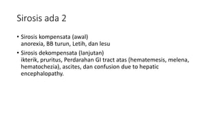 Hepatitis, sirosis hepatis, fatty liver.pptx