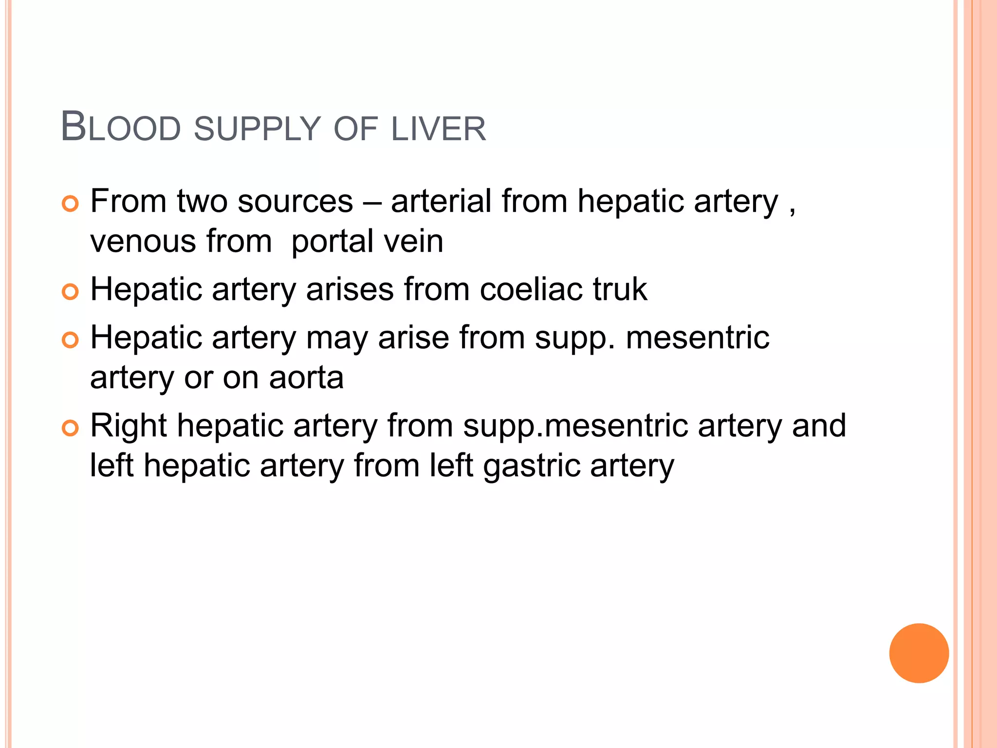 Hepatobiliary system | PPTX