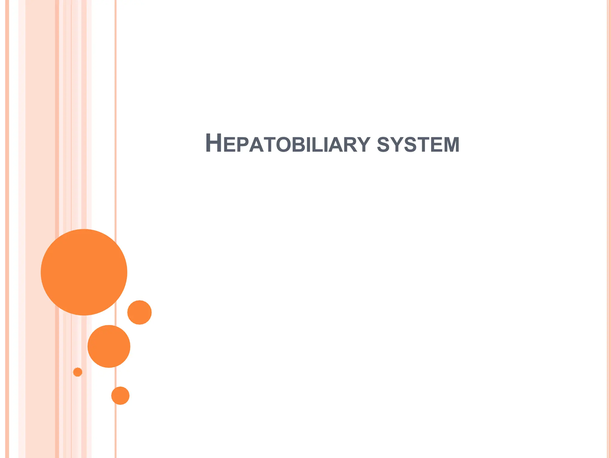 hepatobiliary system 2024.pptx hepatobiliary system | PPTX