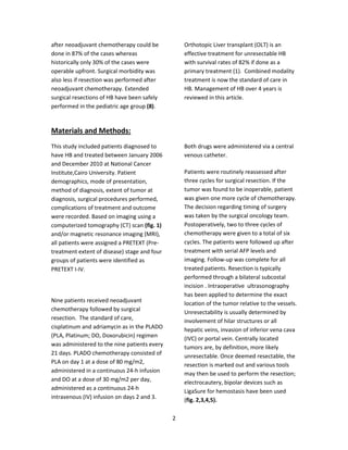 Treatment and early outcome of 11 children with hepatoblastoma. | PDF