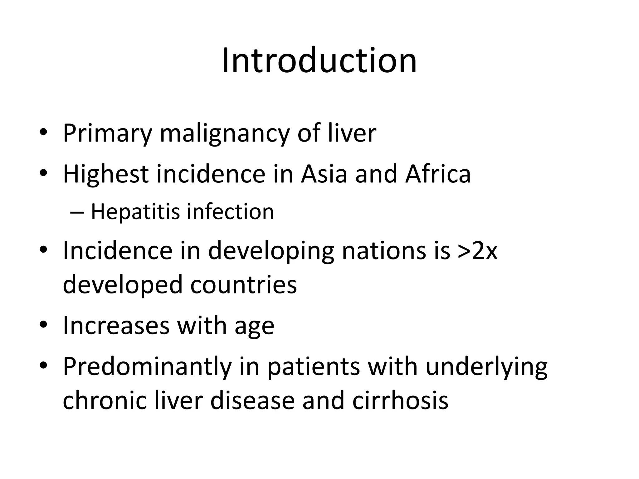 Hepatocellular carcinoma | PPT