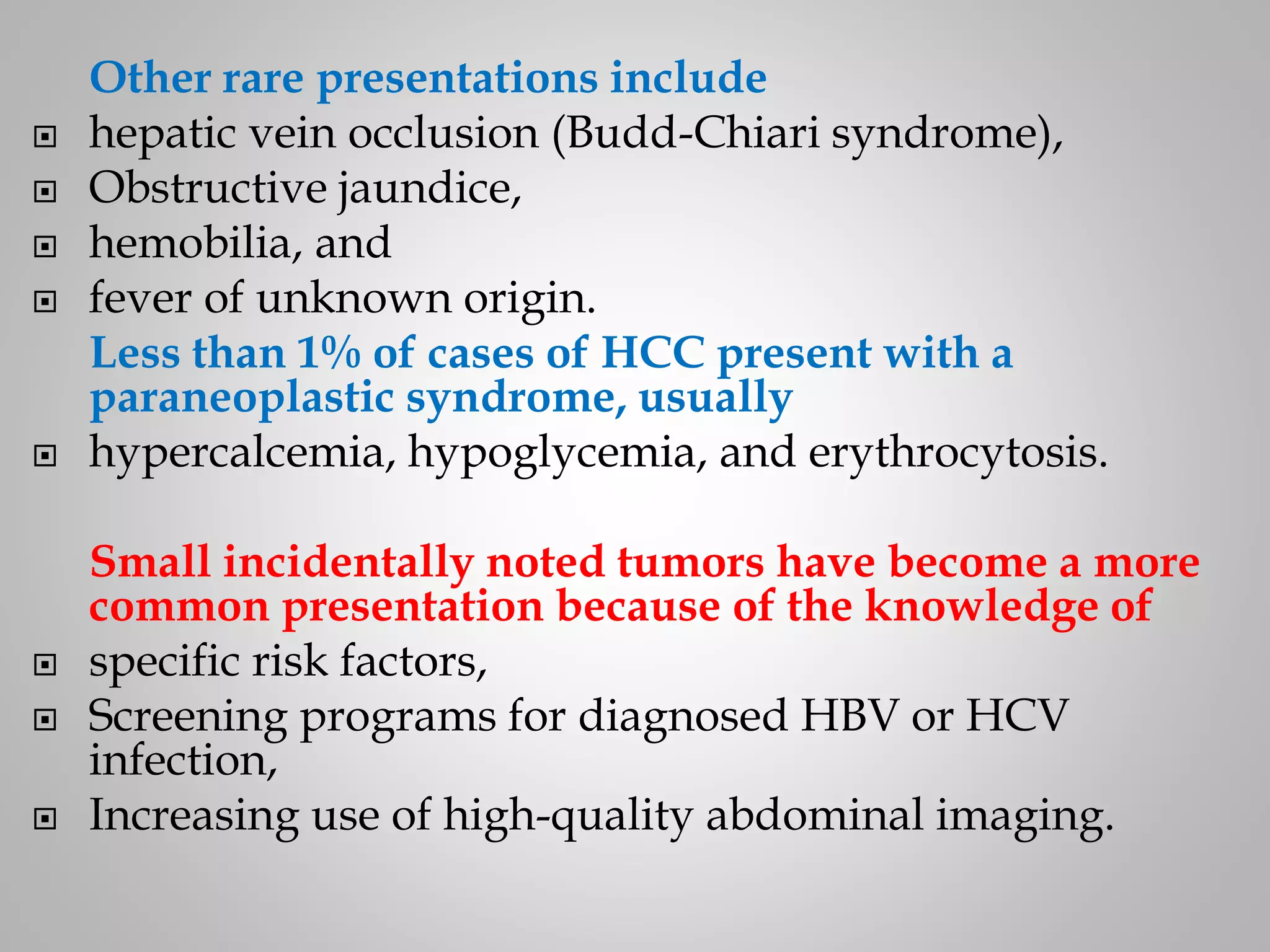 Hepatocellular carcinoma | PPTX