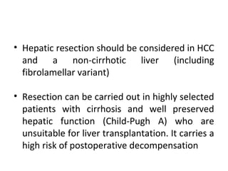 Hepatocellular carcinoma final | PPT
