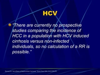 Hepatocellular Carcinoma (Hcc) | PPT