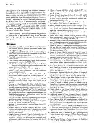 Hepatology - 2007 - Valla - The diagnosis and management of the Budd ...