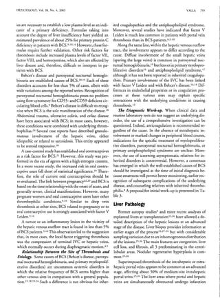 Hepatology - 2007 - Valla - The diagnosis and management of the Budd ...