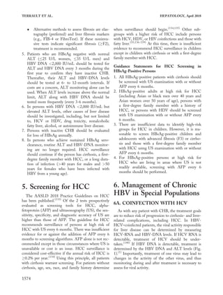 Hepatology - 2018 - Terrault - Update on prevention diagnosis and ...