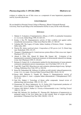 Hepatoprotective activity of sida | PDF