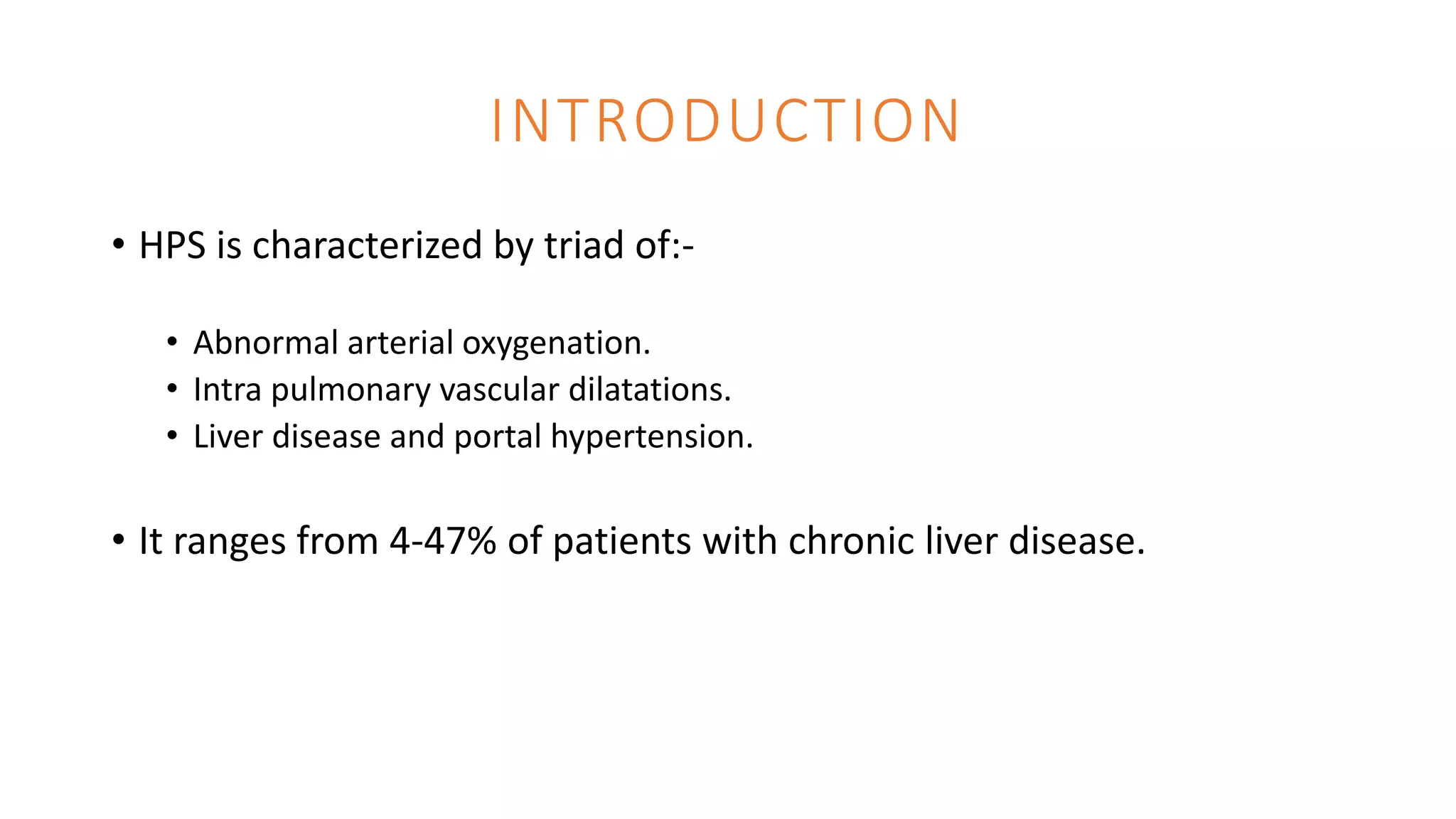 Hepato pulmonary syndrome | PPTX