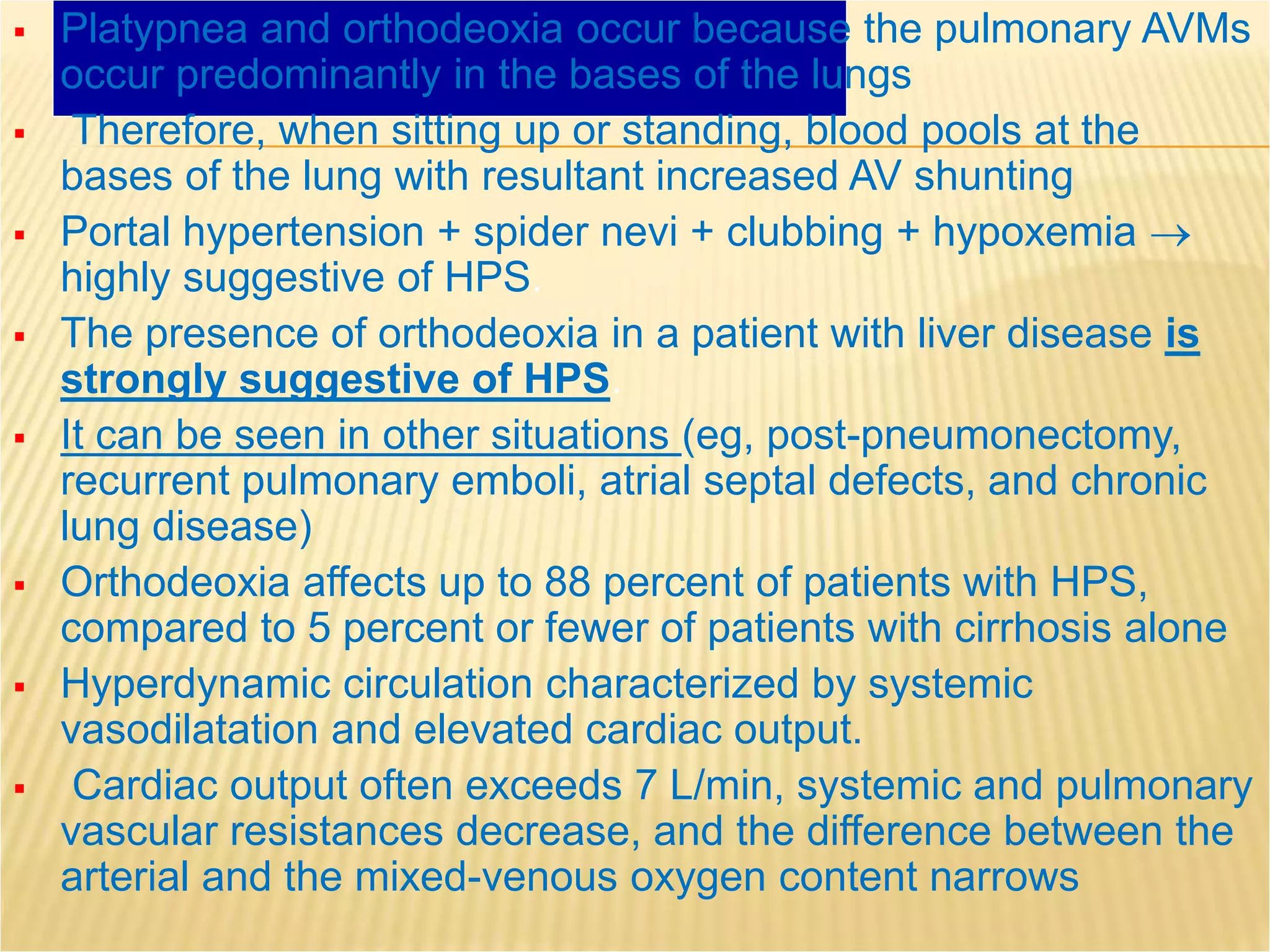 Hepatopulmonary syndrome | PPTX
