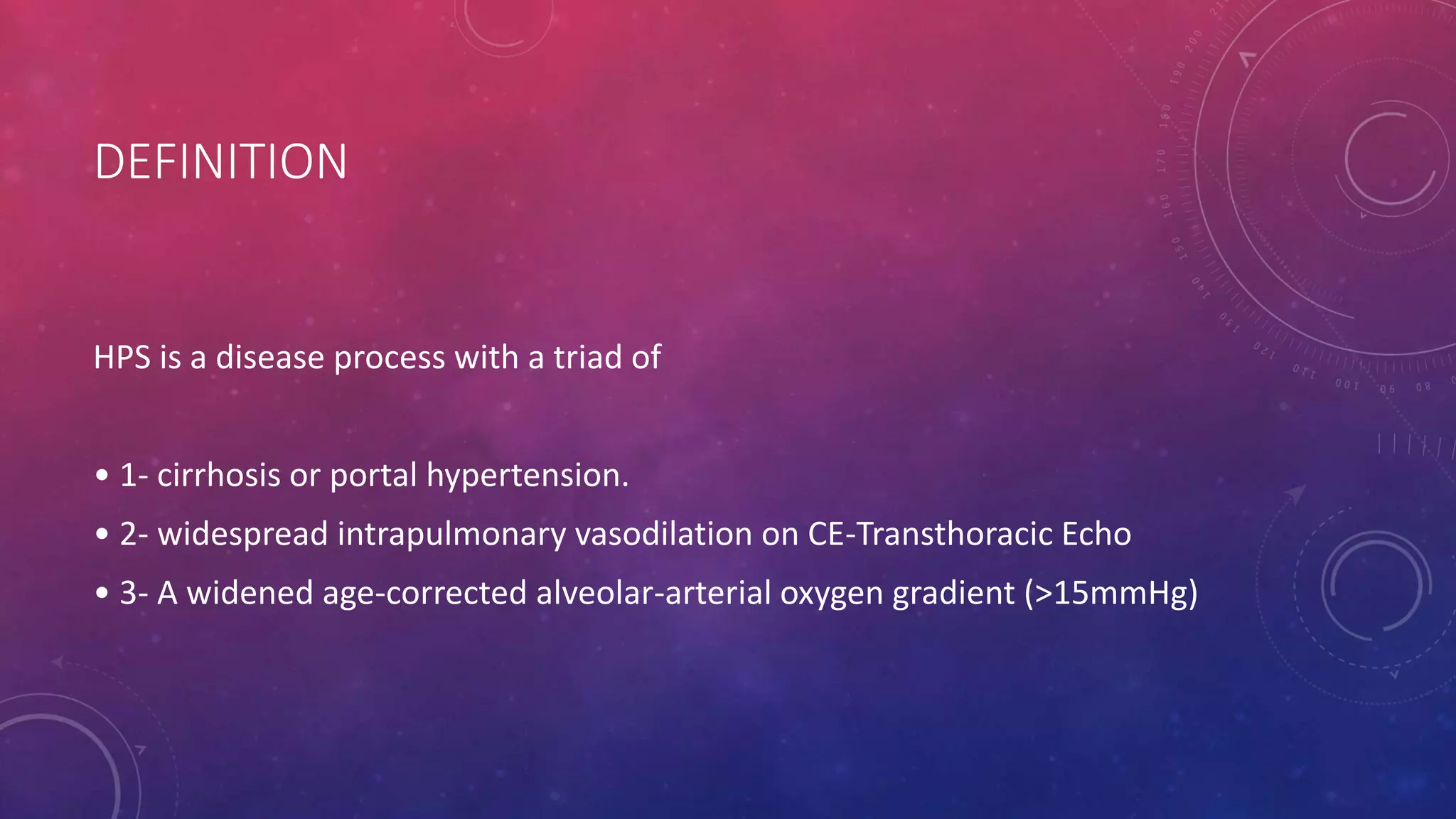 Hepatopulmonary syndrome | PPTX