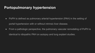 Hepatopulmonary syndrome power point presentationt | PPTX