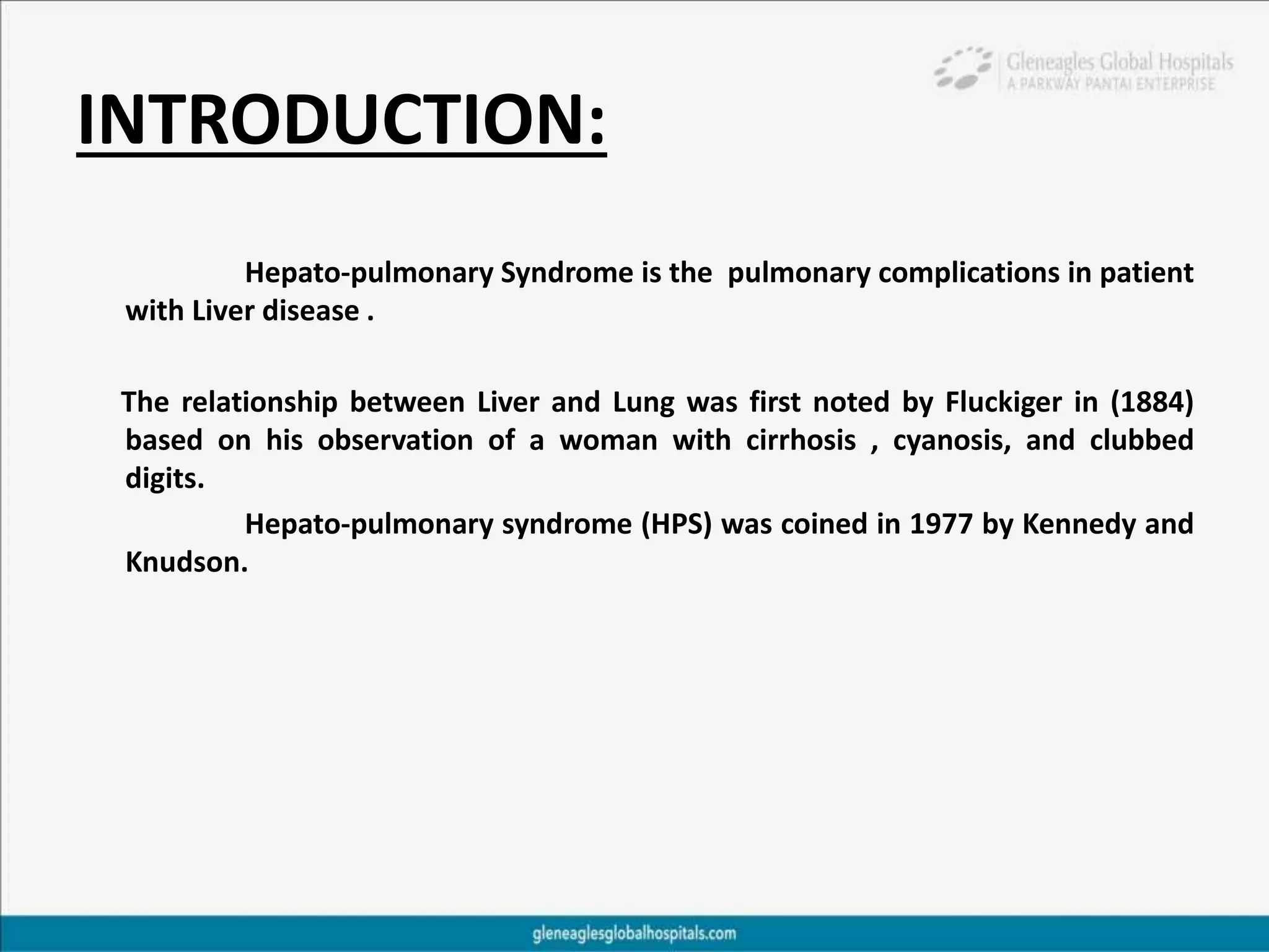 Hepatopulmonary syndrome by Albin Joseph | PPTX