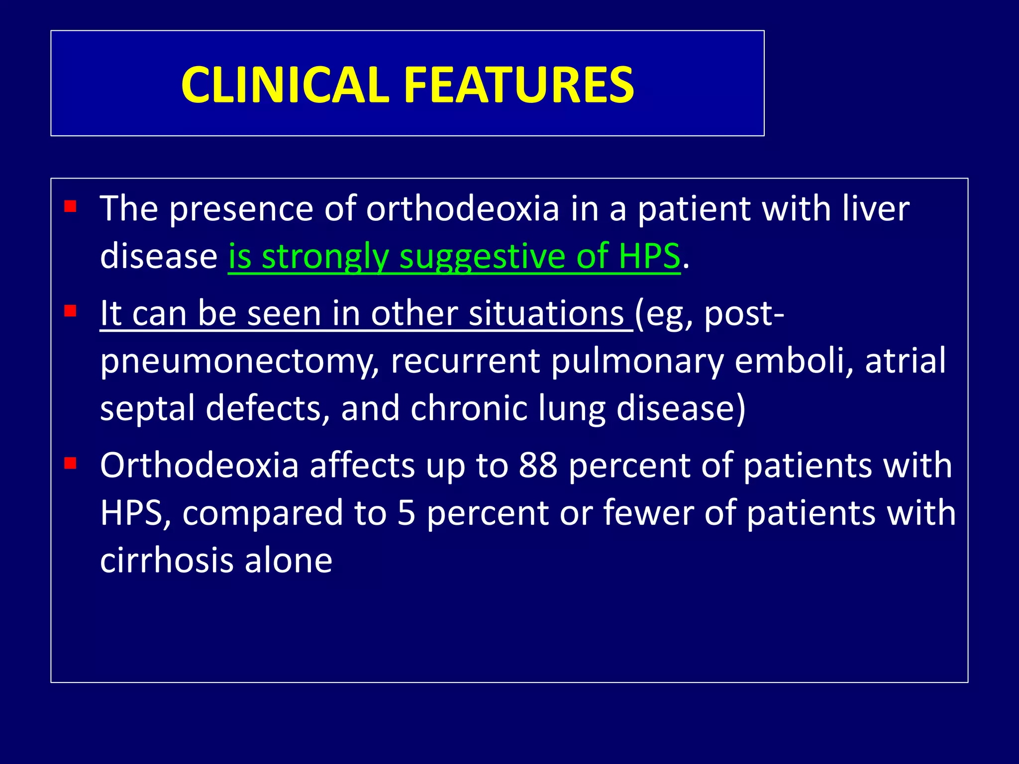 Hepatopulmonary Syndrome By Dr.Tinku Joseph | PPTX