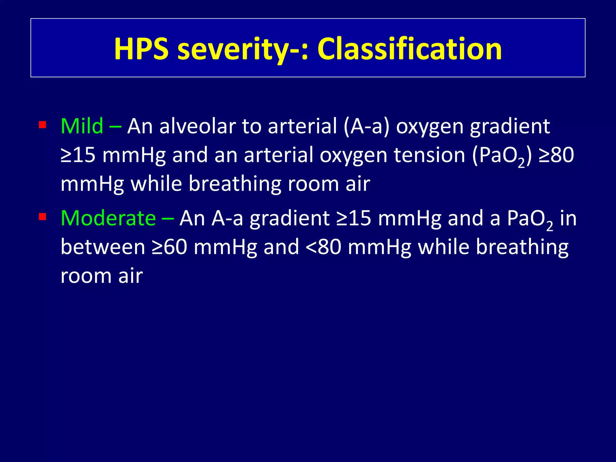 Hepatopulmonary Syndrome By Dr.Tinku Joseph | PPTX