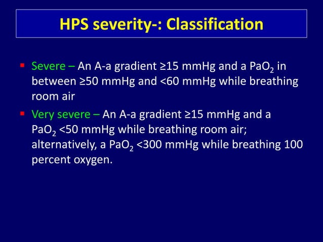 Hepatopulmonary Syndrome By Dr.Tinku Joseph