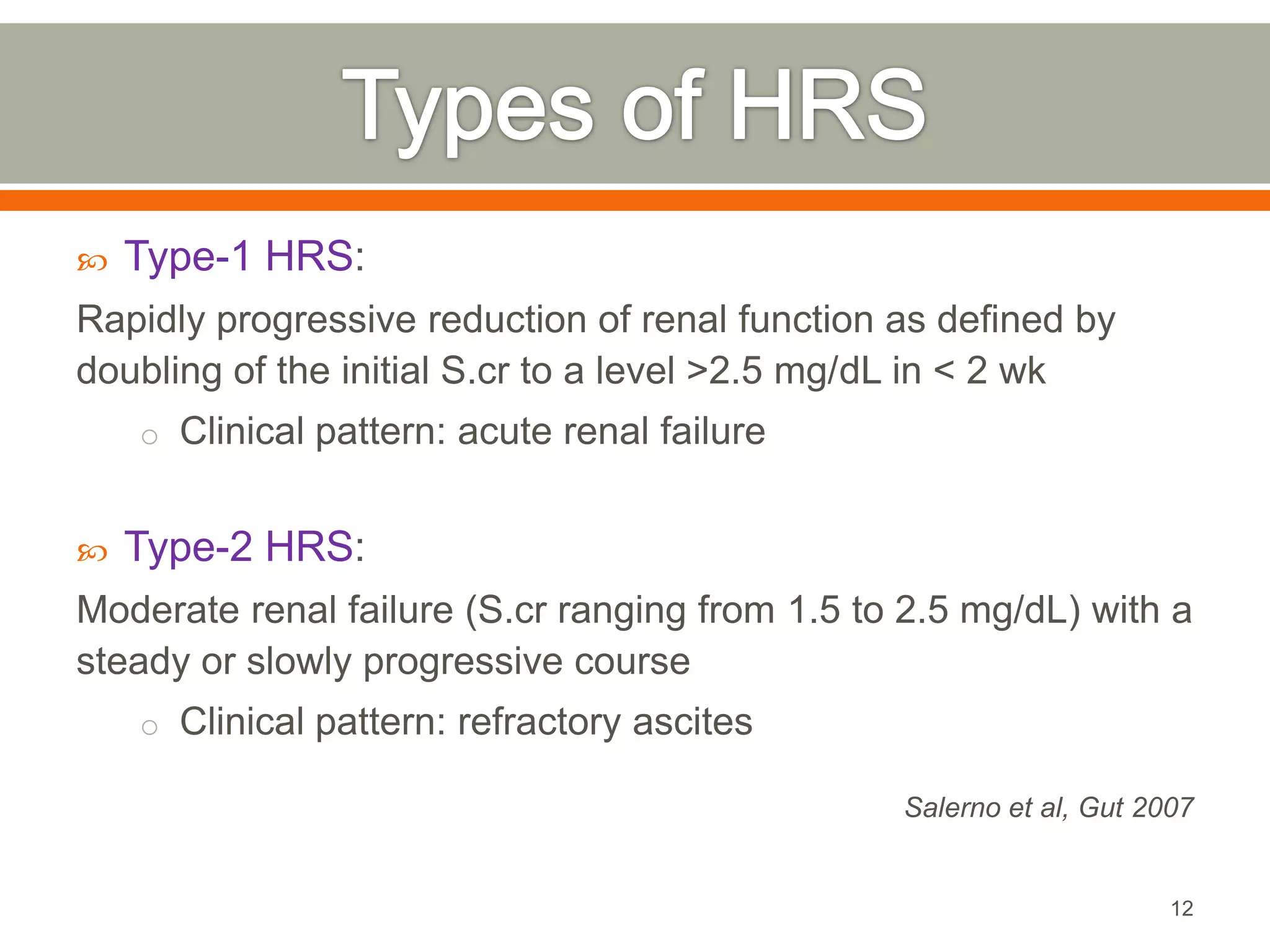 Hepatorenal syndrome | PPTX