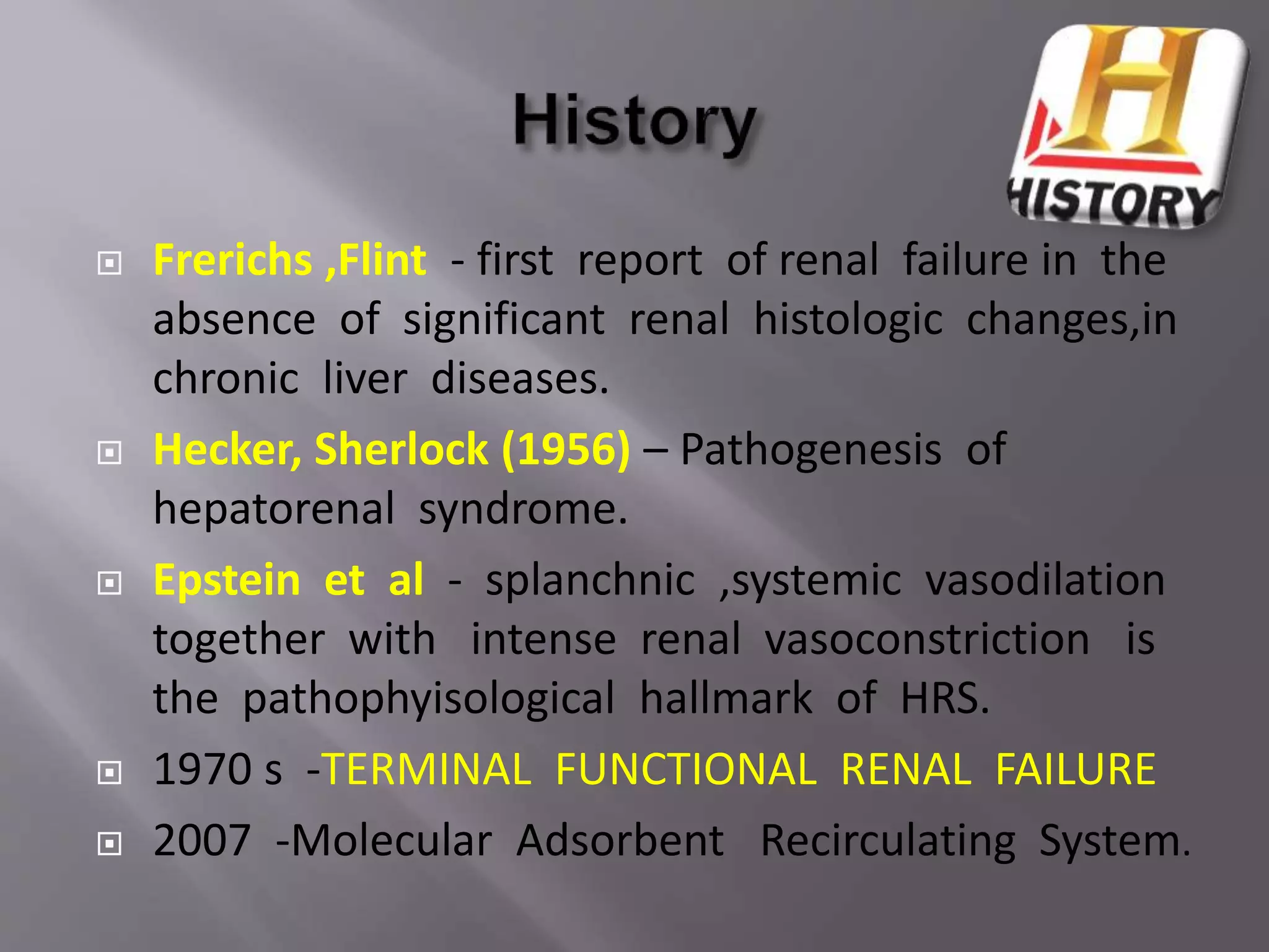 Hepatorenal syndrome | PPTX