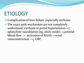 Hepato Renal Syndrome.pptx666666666666666 | PPTX
