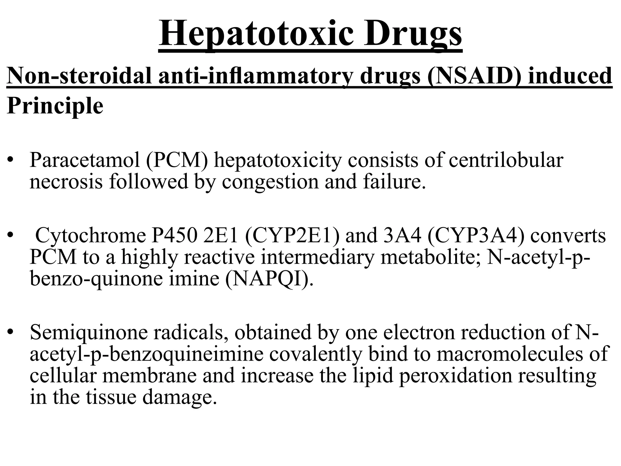 Hepatotoxic drugs | PPTX | Chemistry | Science