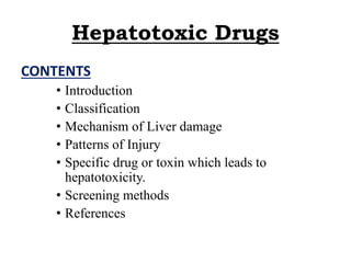 Hepatotoxic drugs | PPTX