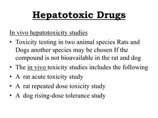 Hepatotoxic Drug List