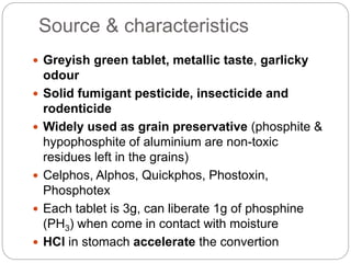 Aluminium Phosphide Poisoning | PPTX