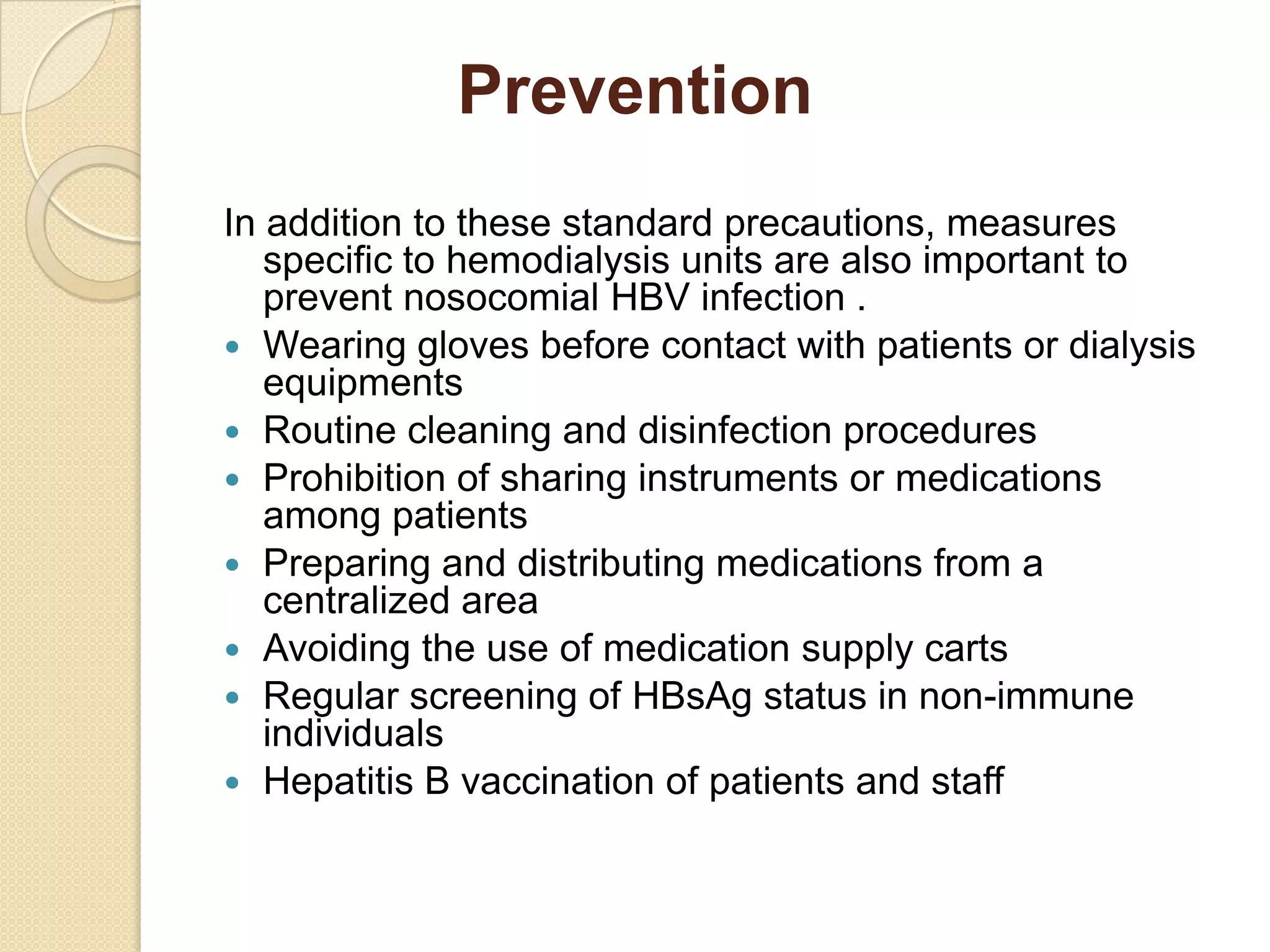 Hepatitis B in Dialysis and Transplantation | PPSX