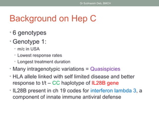 Hepatitis C - Recent advances | PPT