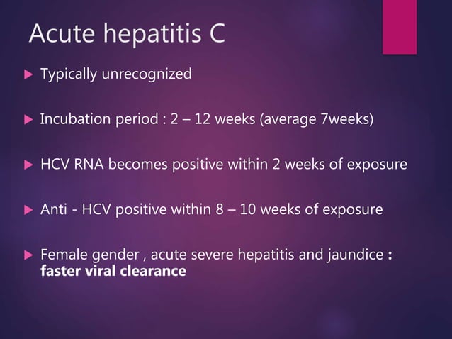 Hepatitis C : Complete Overview and Recent Updates 2019 | PPTX