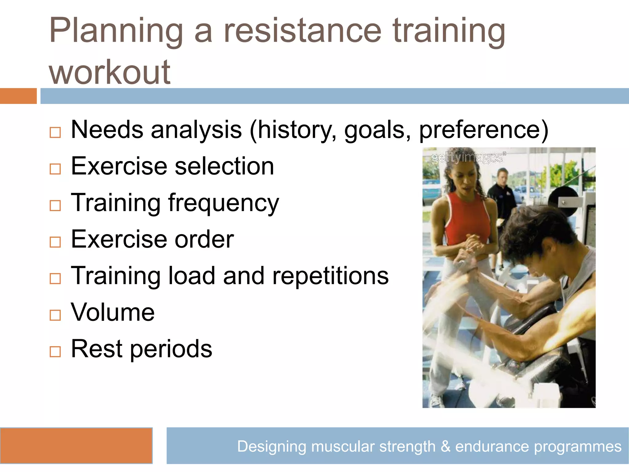 Resistance training | PPTX
