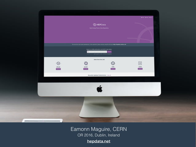 HEPData Open Repositories 2016 Talk | PPT | Free Download