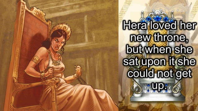 Hephaestus and Hera's throne | PPT