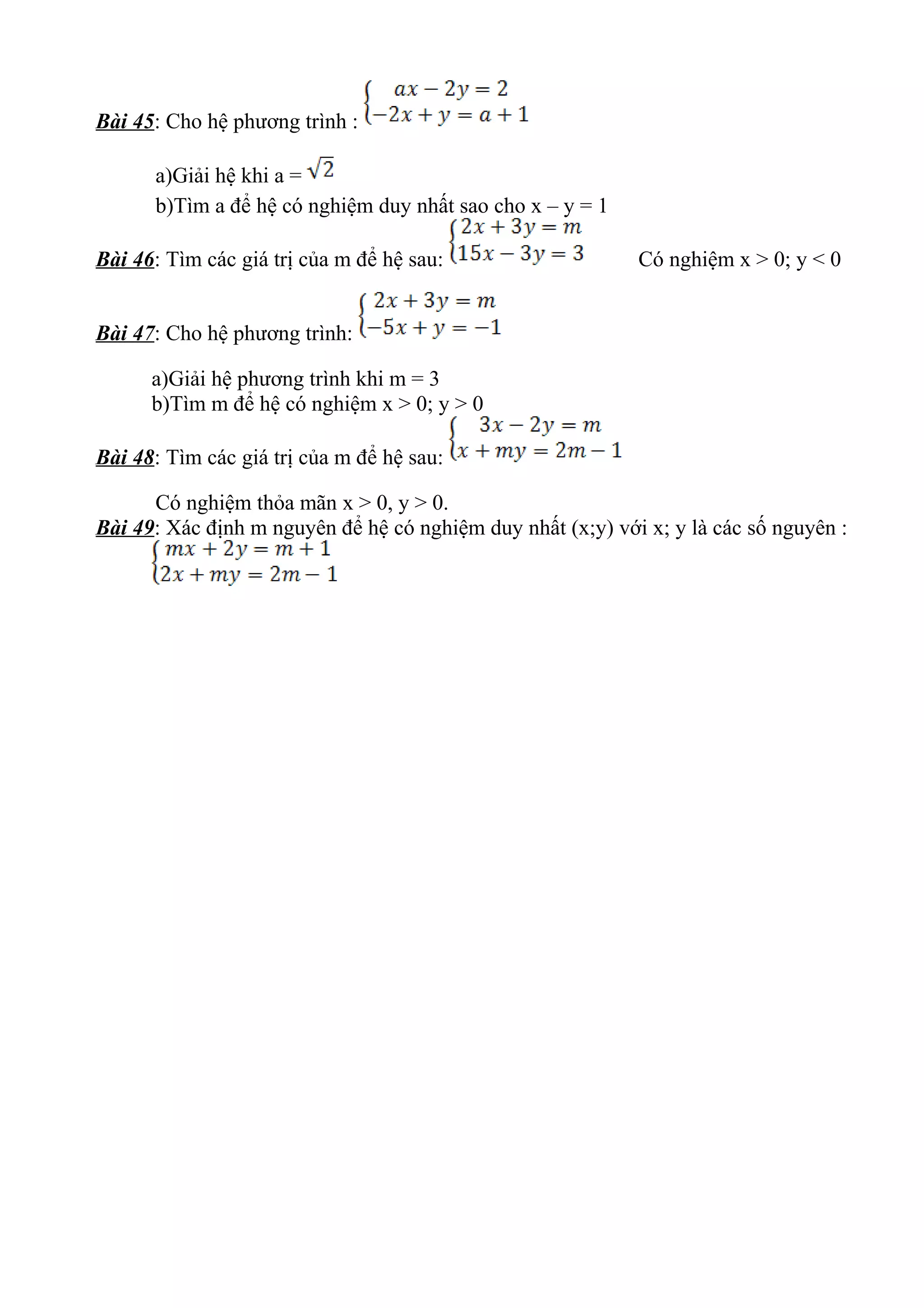 He phuong trinh chua tham so | PDF