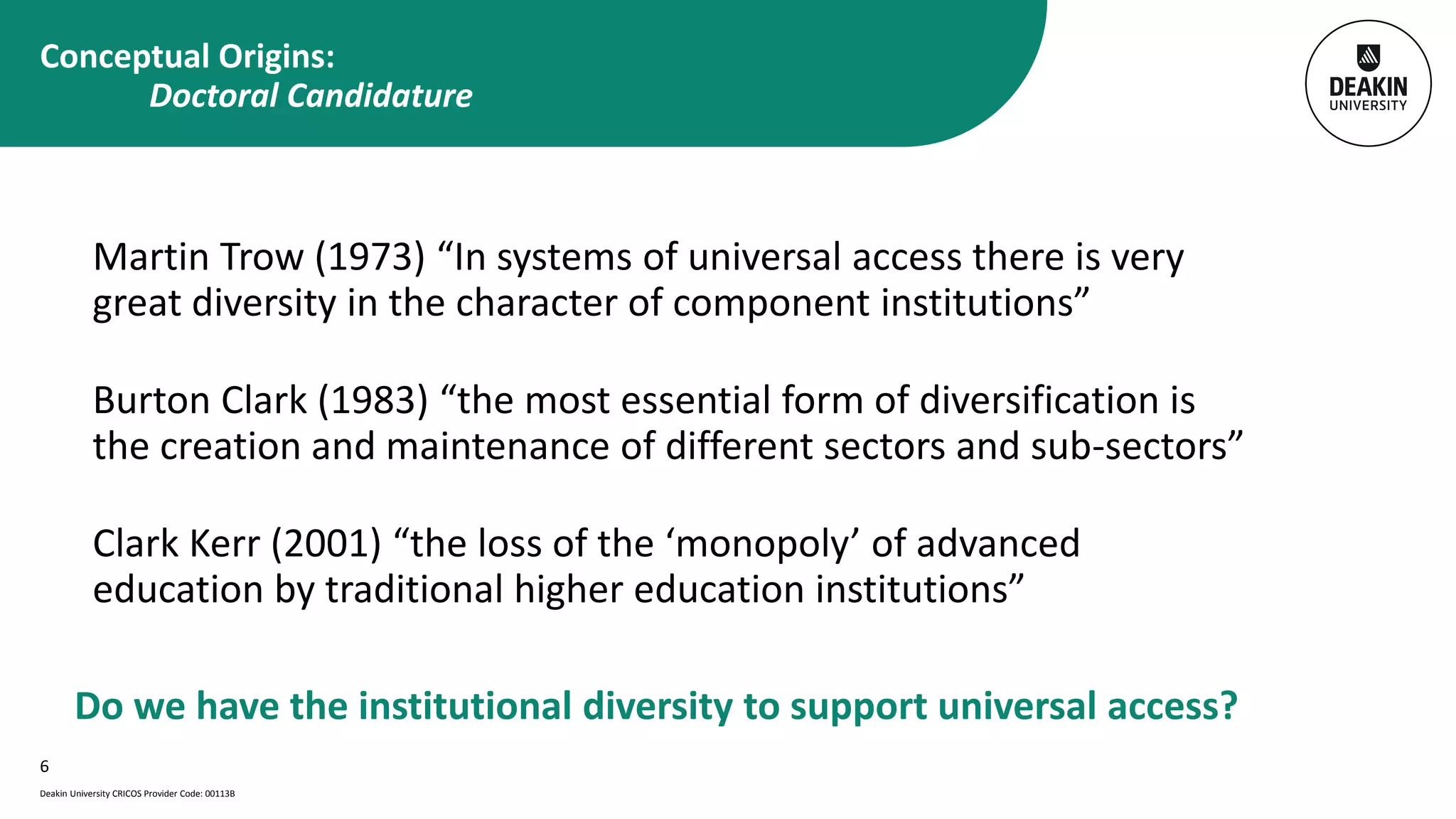 Equity at and beyond the boundary of universities - Matt Brett | PPTX