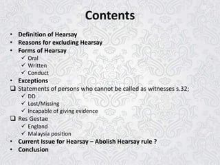 Hearsay | PPTX