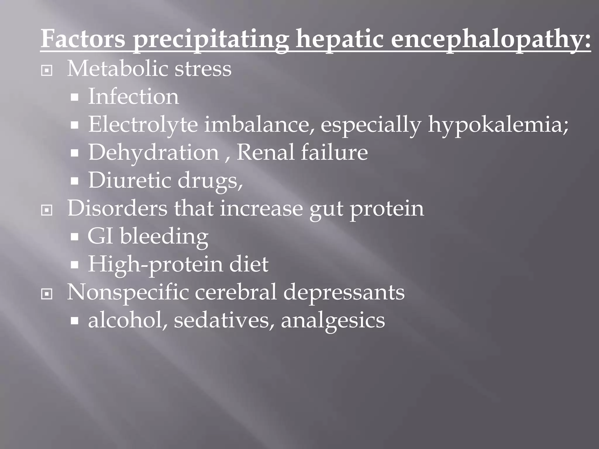Hepatic encephalopathy presentation latest aspect | PPTX