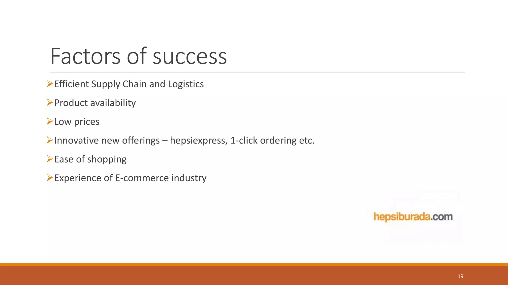 E-Marketing Case Study: Hepsiburada | PPTX