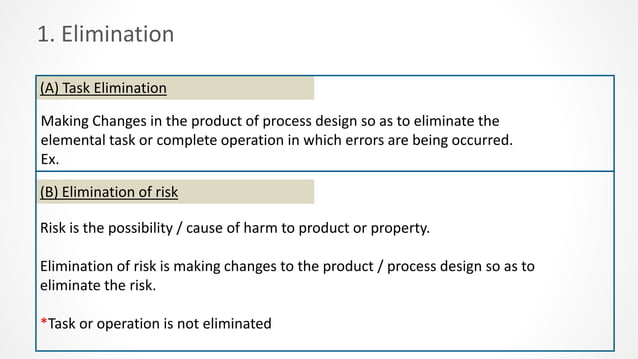 Human Error Prevention | PPTX