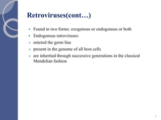 Human endogenous retroviruses | PPTX