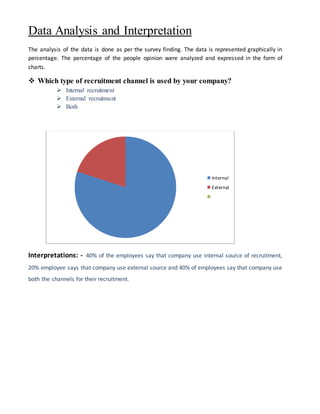 Summer Training Report on recruitment channels evaluation | DOCX