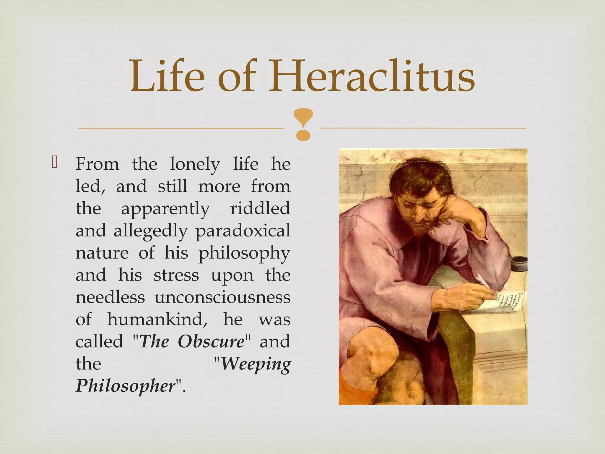 Heraclitus | PPT