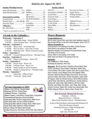 Tates Creek Christian Church Herald September 1, 2015 | PDF