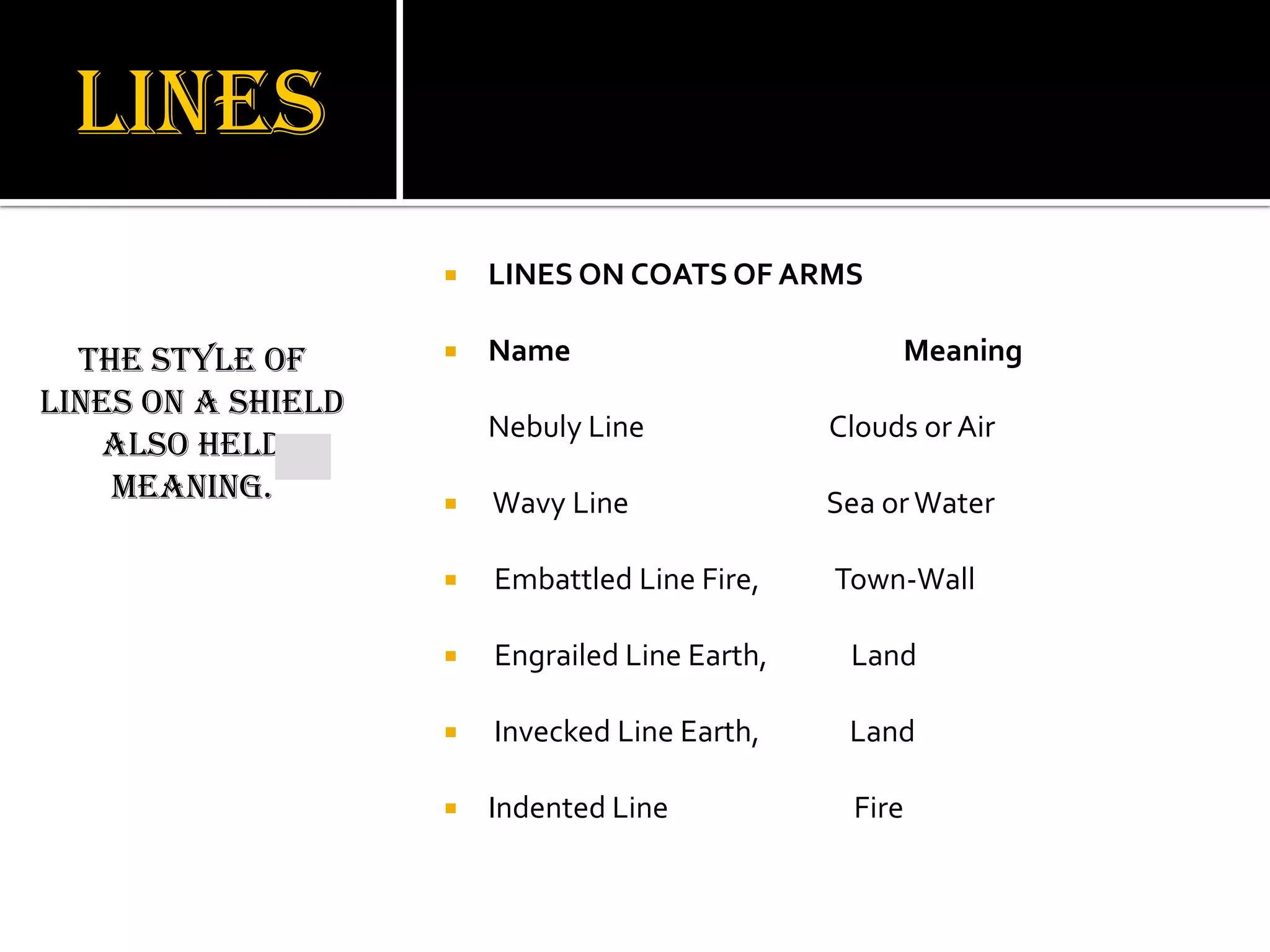 Heraldry Of Medieval Times | PPTX