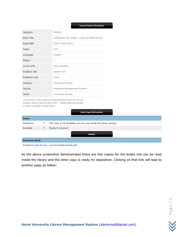 Herat University Library Management System English User Manual | PDF