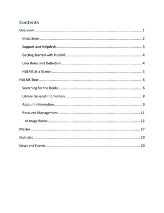 Herat University Library Management System English User Manual | PDF